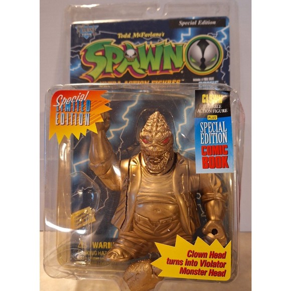 McFarlane Toys | Toys | 996 Mcfarlane Toys Spawn Gold Clown Ultra ...